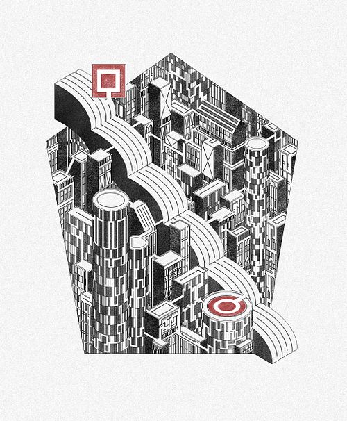 Illustration | Thomas Radclyffe Illustration | Extreme Labyrinths