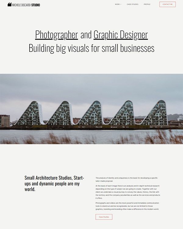 Best Graphic Design Portfolio Website Examples - Pixpa