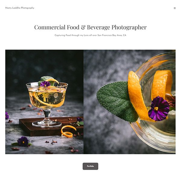Best Food Photography Portfolio Examples