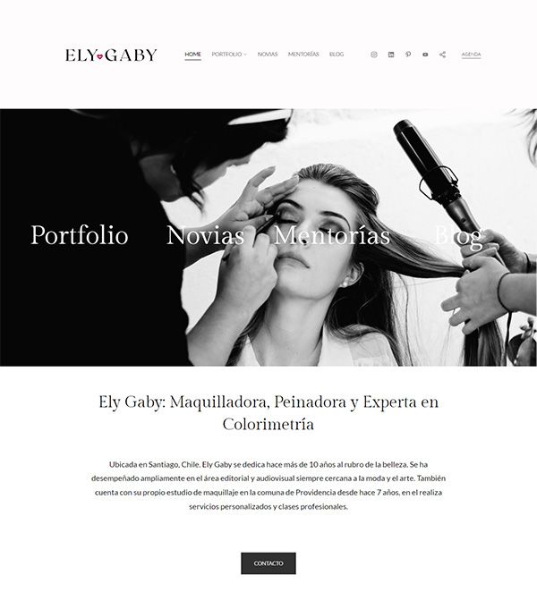 Best Makeup Artist Portfolio Website Examples - Pixpa